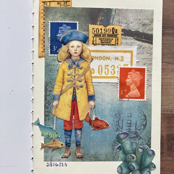 Lighthouse Harbor Journal Kit: Seaside Ephemera, Paper Dolls (digital ...