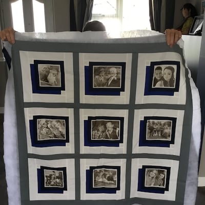 Baby Rag Quilt PDF Sewing Pattern and Templates. QR Code Takes You to a ...