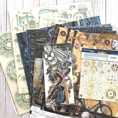 Mintay Steampunk Chipboard Set Chipboard Sheet Mintay Chippies Mintay ...