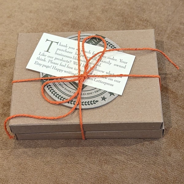 Letterpressed Christmas Tree Note Card Pack of 10 - Etsy