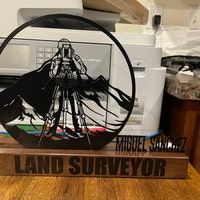 Custom Excavator Desk Name Plate Wedge, Personalized Nameplate Office ...