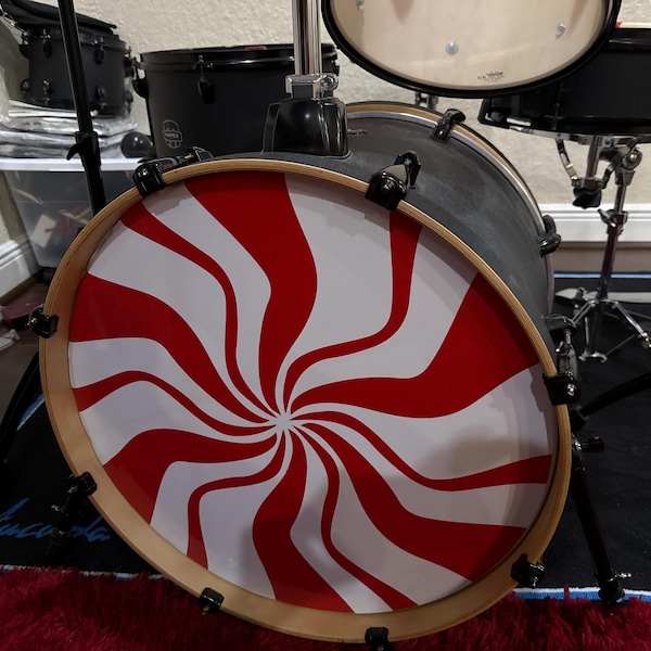 Custom Drum Sticker, Custom Drum Decal - Add Custom Image or Logo ...