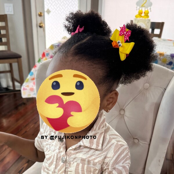 Duck Bow, Duck Hair Bow, Duck Hair Clip, Rubber Ducky Bow, Girl Hair ...