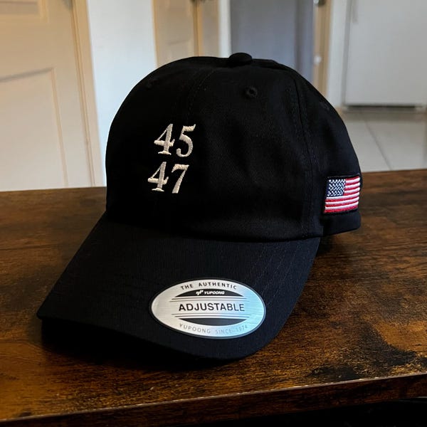 Freedom Hat Charlie Kirk Signature USA Flag Embroidered MAGA Baseball ...