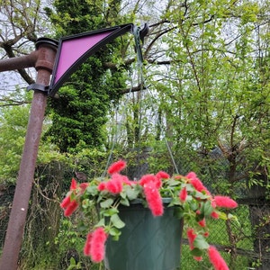 2 PCS Hangs EZ Fence Post Hangers With Ivy Insertsplant Hanger, Garden ...