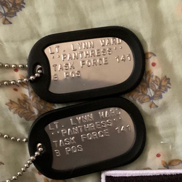 Custom Embossed Notched WWII Style Stainless Steel Military ID Dog Tags ...