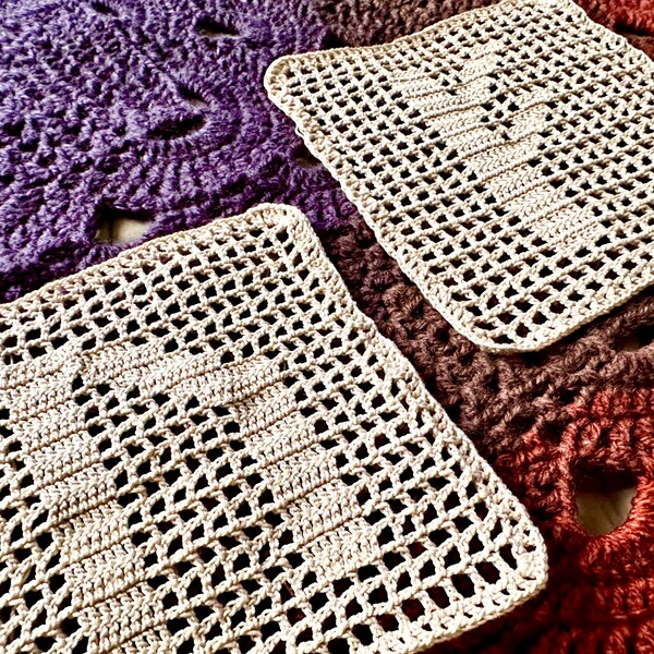 Complete Set of 24 Runes PDF Filet Crochet Pattern Instant Download ...