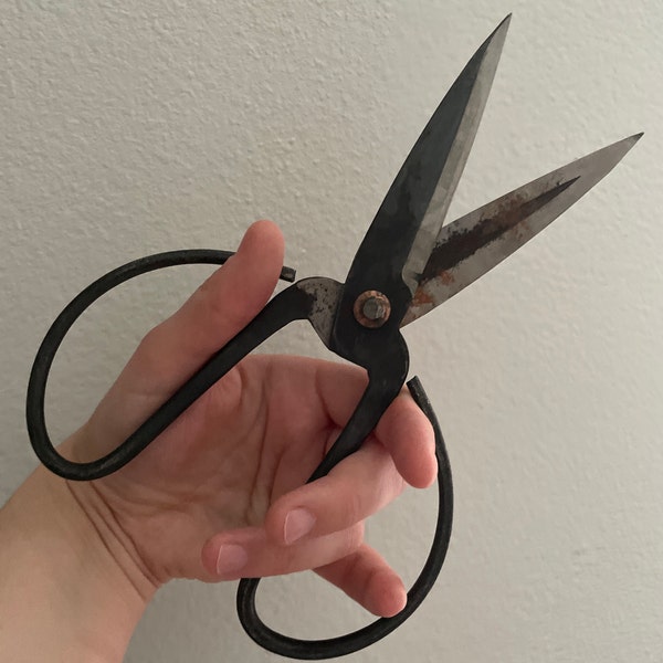 Hand Forged Scissors Primitive Style Leather Scissors - 4 to Choose ...