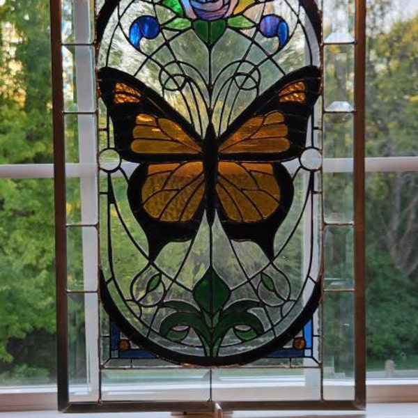 PATTERN Sunburst Panel Stained Glass Pattern Digital Download: Hobby ...