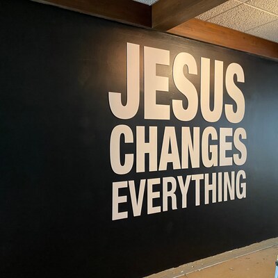 Jesus Changes Everything Faith Sign God 3D Letters Wall Decor Wall ...