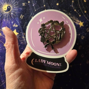 Crystal Ball Spinner Pin - Lady Moon Co.®