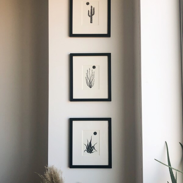 King Protea | Floral Series | Original Block Print - Etsy