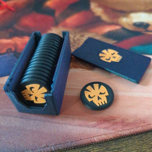 Flood Counter Set With Case for Magic the Gathering (MTG) (set of 18 ...