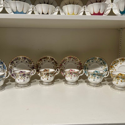 Vintage English Elizabethan Teacup and Saucer Beautifully - Etsy