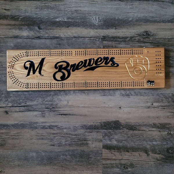 NASCAR Cribbage Board Made From White Ash - Etsy
