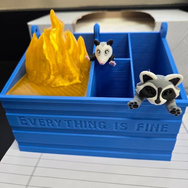3D Printed Opossum Fidget, Sensory Toys, Cute Possum 3D Print Gift ...