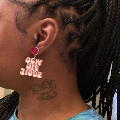 Custom Team Acrylic Seed Bead Earrings Game Day Earrings Go - Etsy