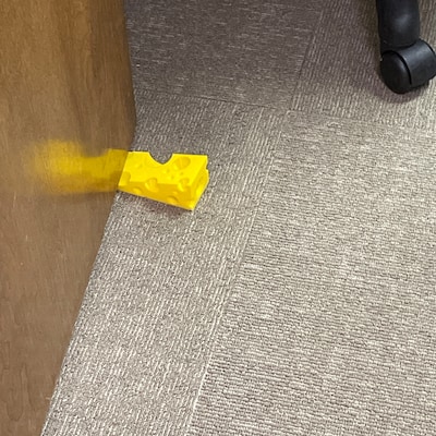 Doorstop Cheese Wedge Warning: This Gift is Pretty Cheesy - Etsy