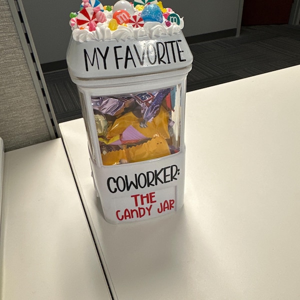 Funny Candy Jar, Motivational Gift, Custom Candy Jar, Boss Candy Jar ...