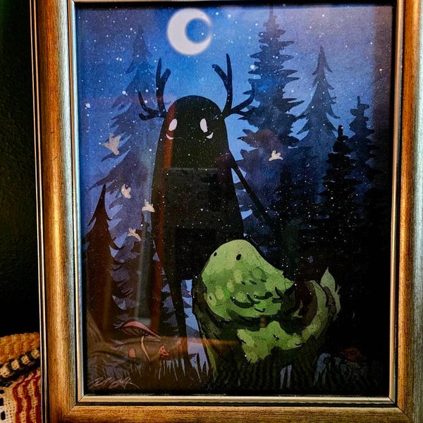 Complete Cryptid Buddy Sticker Pack Fantasy Mothman Sasquatch Bigfoot ...