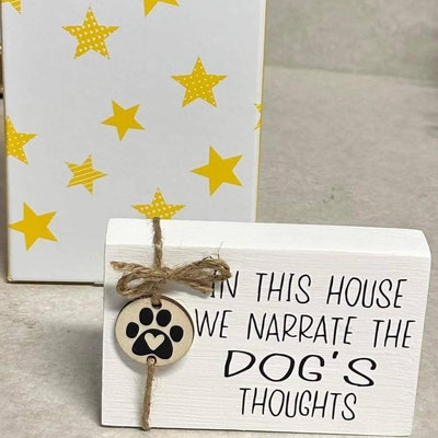 Paws and Enjoy the Good Things in Life Tiered Tray Book Stack / Pet ...