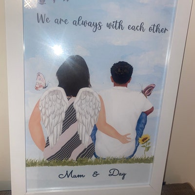 EXTRA LARGE FAMILY Portrait Custom Big Family Print, Personalized ...