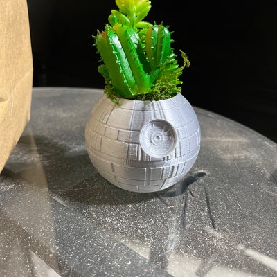 Death Star Wars Flower Succulent Pot Planter Air Plant Figure - Etsy