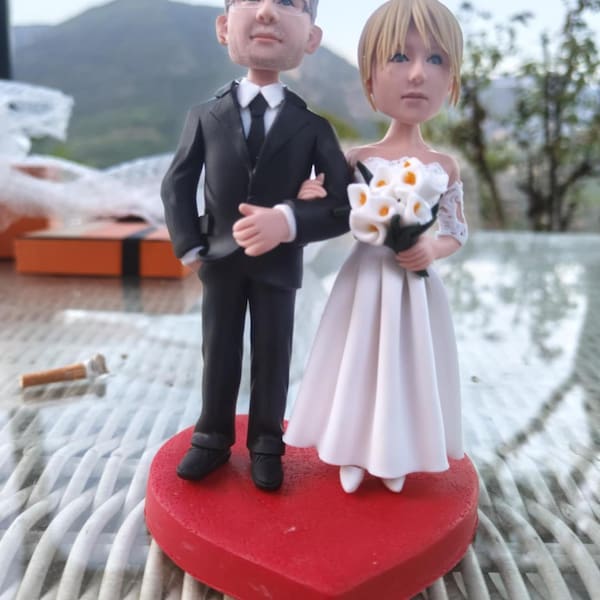Lifelike Clay Portrait Model, Handcrafted Custom Figurine, Personal ...
