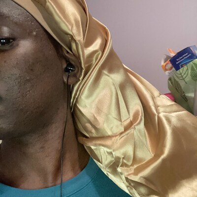 Value Satin Bonnet for Dreads, Satin Bonnet for Braids, Long Satin ...