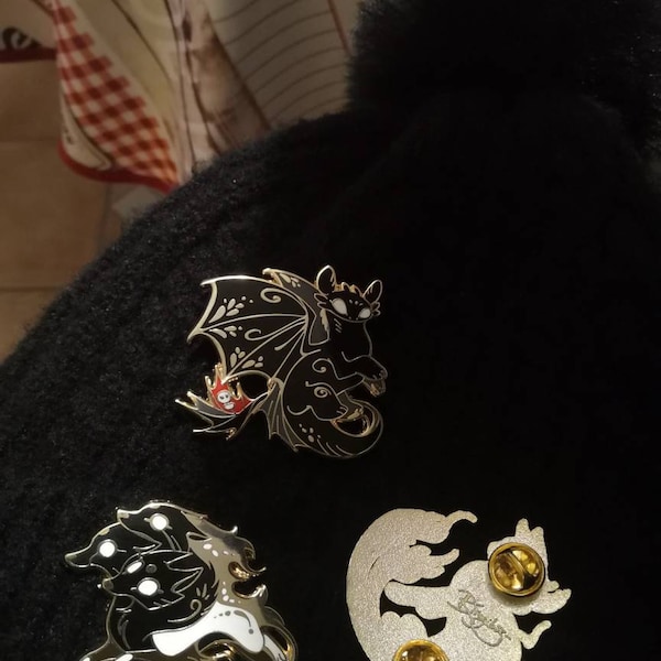 Cerberus Hard Enamel Pin - Etsy