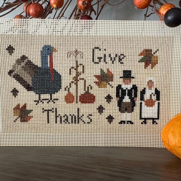 Give Thanks --- Pin Keep --- Pattern --- Primitive --- Pdf/download ...