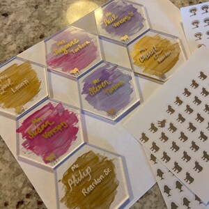 50 Wedding Meal Stickers Meal Choice Stickers for Place Card Set of 50 ...