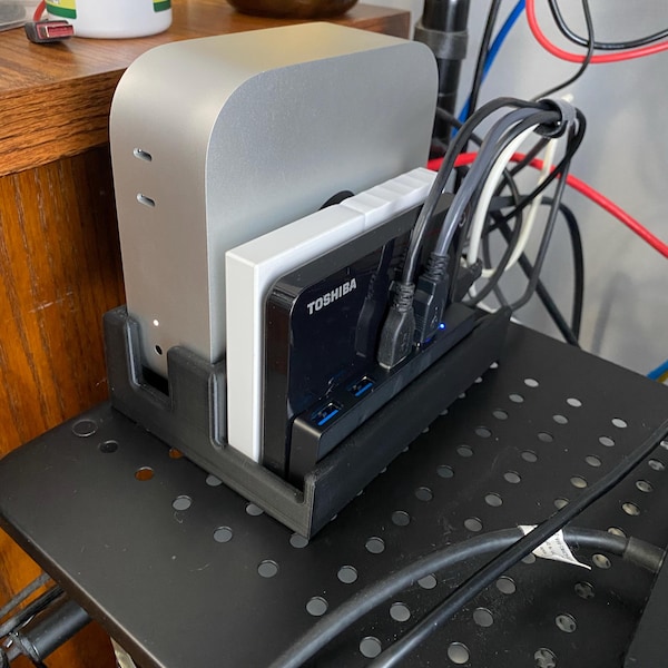 Mac Mini M4 Dock - Stand - Vertical - Peripheral Holder - All in One ...