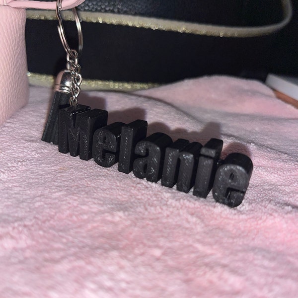 Custom Name Keychain / 3d Printed Keychain / Name Keychain / Bag Charms ...