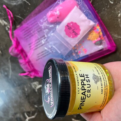 Peach Bingsu Crunchy Slime, Peaches, Slime Gifts, Scented Slime, Slime ...