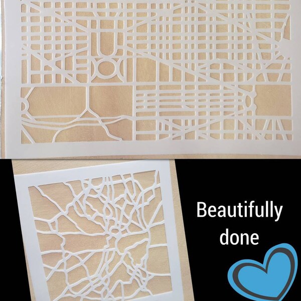 Mod Moons Stencil, Mid Century Modern Design Collection - Etsy