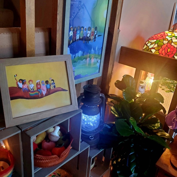 Art Print for Classroom Teachers Art for Diversity Positive Kids Wall ...