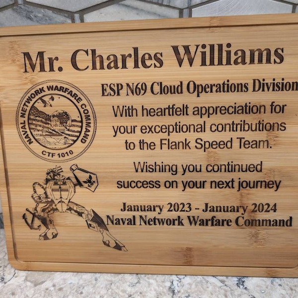U.S Army Retirement Laser Engraved Display - Etsy