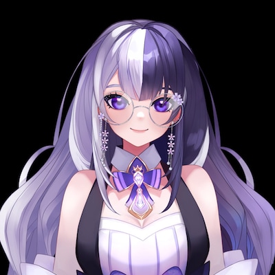 Vtuber Asset Dark Blue Sakura Glasses PNG Kawaii/cute/pretty - Etsy