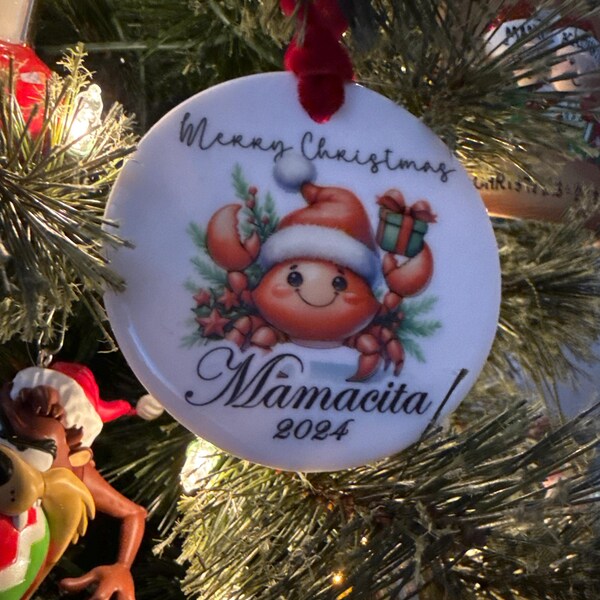 Yellow Ball Python Snake Custom Christmas Ornament of Python ...