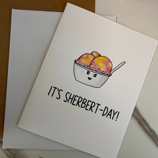 Hand Drawn Pun Funny Birthday Cards (10 Pack of Cards, Birthday Card ...