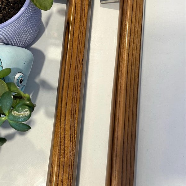 Premium Teak Wood Door Handle, Handcrafted Elegance, Elegant Wooden ...