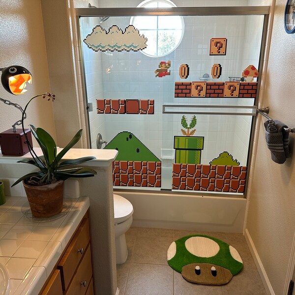 Tufted Mario Super Star Rug, Wall-hanging, PRE-ORDER Custom Carpet ...