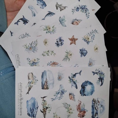 Animals Silhouettes Forest Sticker Set Stickers Animals Journal ...