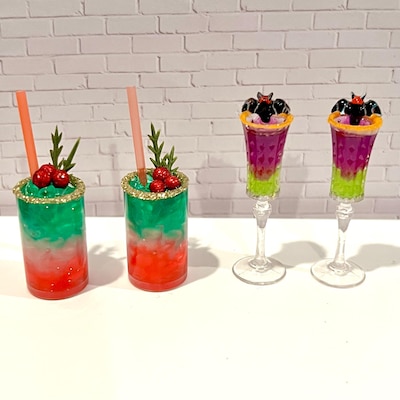 1:3 and 1/4 Purple Drink Collection, Drinks for Dolls, Elf Prop, Byers ...