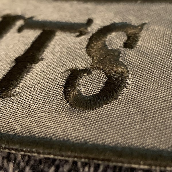 Rib Rocker Custom Embroidered Motorcycle Biker Patch 6" - 17" - Sizes ...