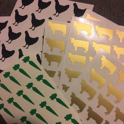 Menu Stickersmeal Choice Stickerfood Choice Stickertable - Etsy