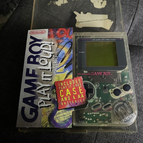Game Boy Play It Loud - Plastic Console - Replacement Cover - Etsy