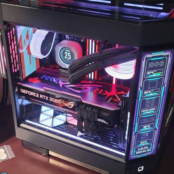 Custom Rgb Pc Case Light Decoration Board Panel Water Cooling Pc Decor ...