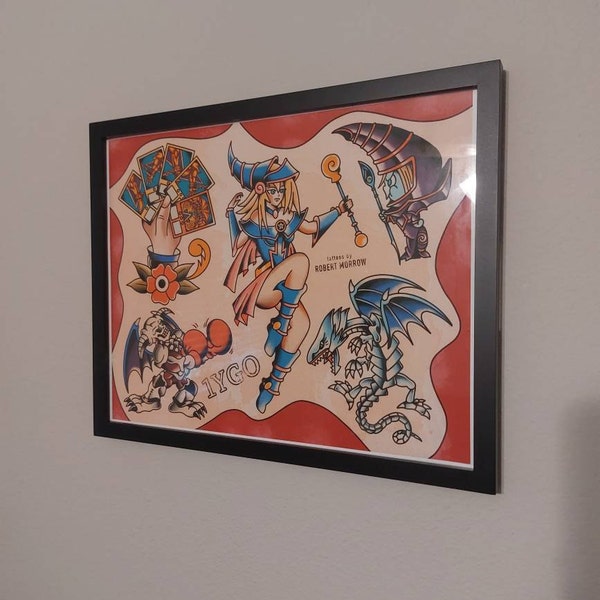 TERRIFIER Traditional Tattoo Flash Sheet - Etsy